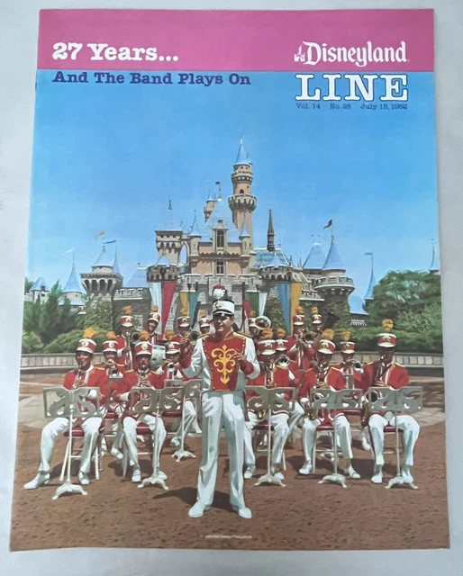 DISNEY DISNEYLAND LINE Magazine Cast Members Only Vol 14 #28 July 15 ...