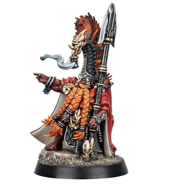 WARHAMMER AOS WARCRY Fyreslayers nain Vulkyn Flameseekers Runefather ...