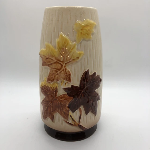 VINTAGE SYLVAC MAPLE Leaf Vase - design no 4010 - 1950s £9.99 - PicClick UK