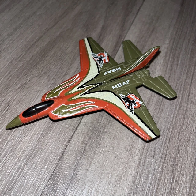MATCHBOX 2001 STEALTH Fighter MBAF Jet Druckguss 4,5"" grün sehr ...