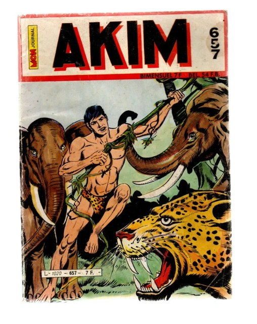 AKIM N°657. EDITIONS MON JOURNAL 1986. Petit format en bel état. (PF47 ...