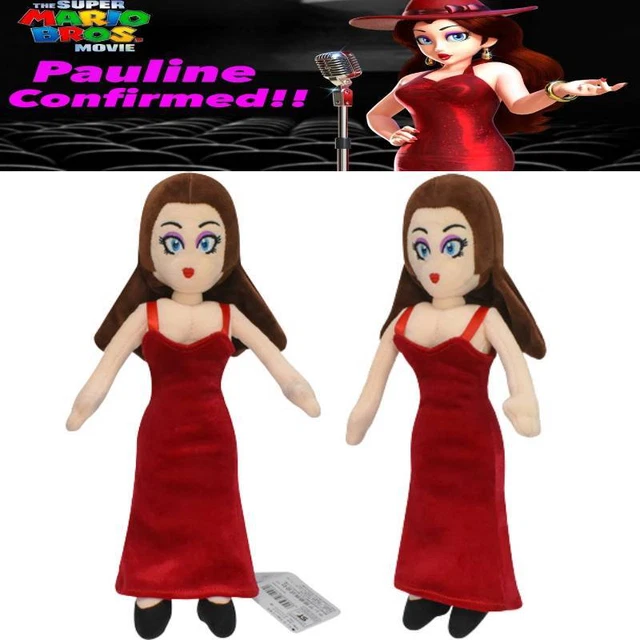 RED PRINCESS PAULINE Plush Toy Ideal For Video Games And Cartoon Lovers ...