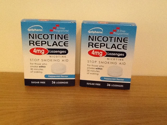 GALPHARM 4MG NICOTINE Lozenges - 2 boxes x 36 pcs (72 total) £12.99 ...