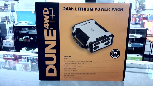 NEW DUNE 4WD 24Ah Lithium Power Pack By Anaconda $499.00 - PicClick AU