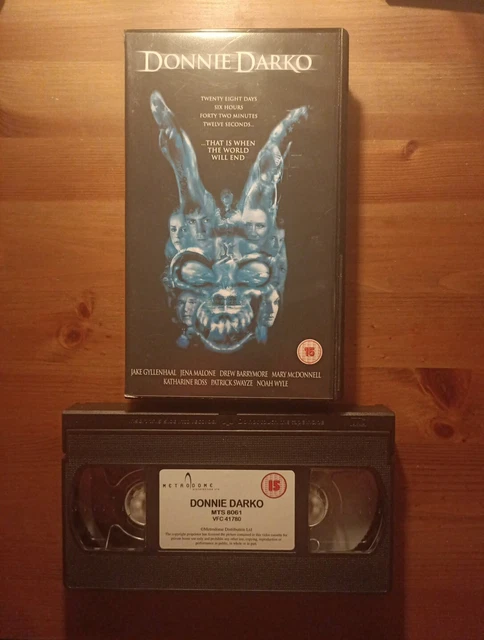 DONNIE DARKO - RARE bande vidéo VHS - Jake Gyllenhaal - Richard Kelly ...