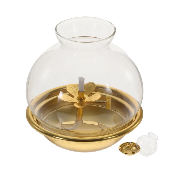 ALTAR OIL LAMP Worship Oil Lamp Worship Kerosene Lamp Buddhism Kerosene ...