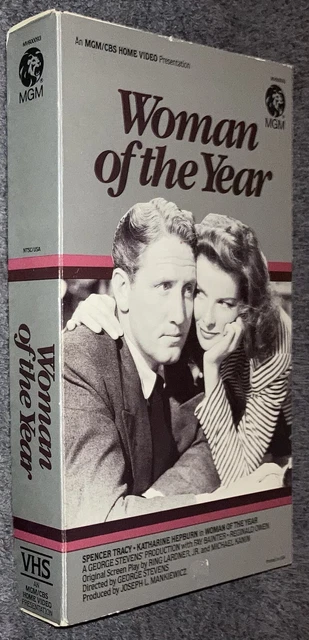 WOMAN OF THE Year VHS MGM/UA Original 1983 Video Release - Hepburn ...