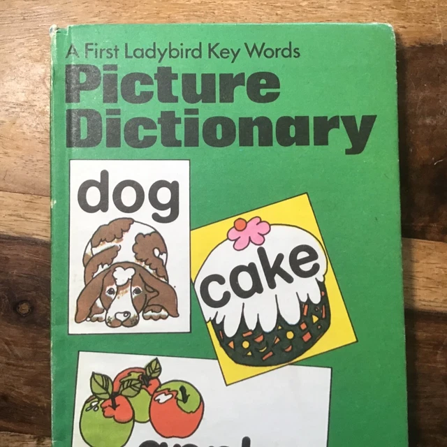 VINTAGE LADYBIRD BOOK-A FIRST KEY WORDS PICTURE DICTIONARY-Matte ...