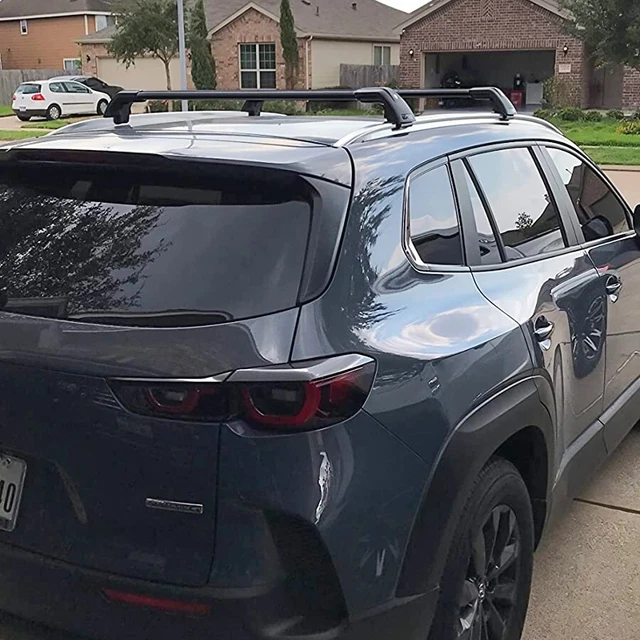 2PC FIT FOR 2026 Jeep Compass Lockable Crossbar Roof Rail Rack Cross ...