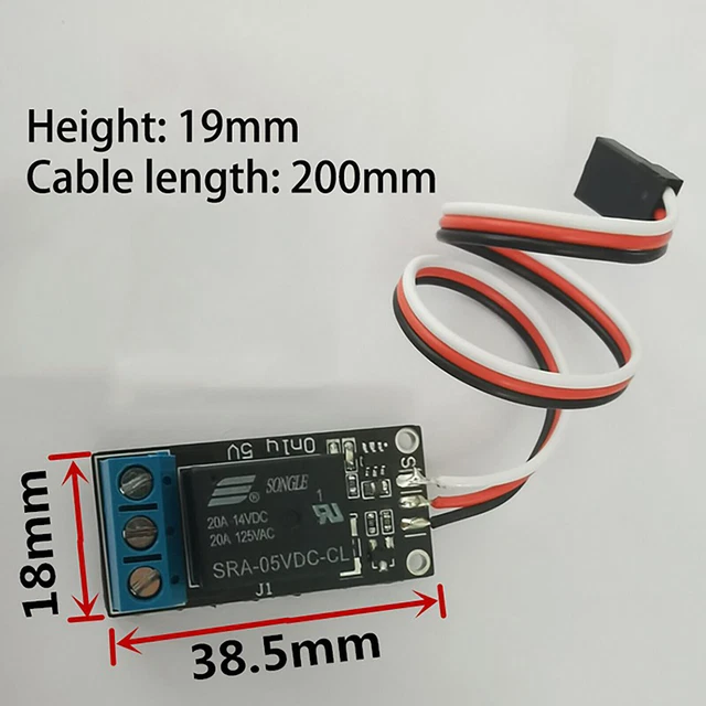 20A 5V EMPFÄNGER PWM Relay Switch für RC Modell Aircraft Boat Auto ...