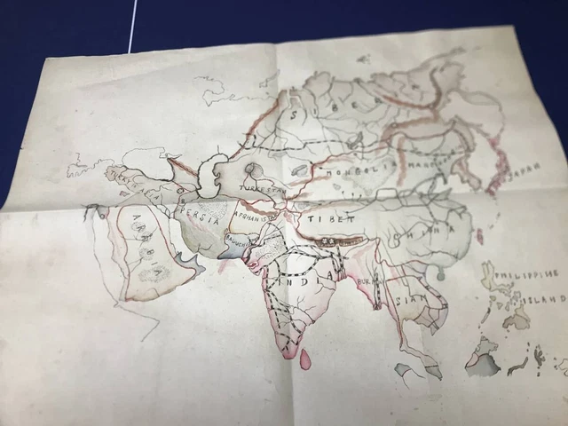 MEIJI ERA MAP of Manchuria Japan 29.9x23.2 in Vintage Used Japan vvc £75.90 - PicClick UK