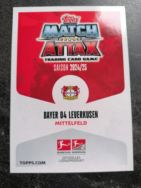 TOPPS MATCH ATTAX Bundesliga 2024/25 Legende Karte Nr. LG1 Bernd ...