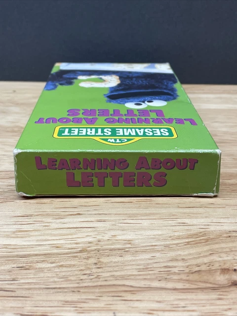SESAME STREET - Learning About Letters (VHS, 1996) Vintage $11.14 ...