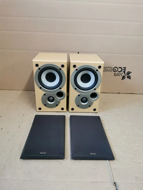 DENON SC-M50 SPEAKERS In Beech wood colour £39.87 - PicClick UK