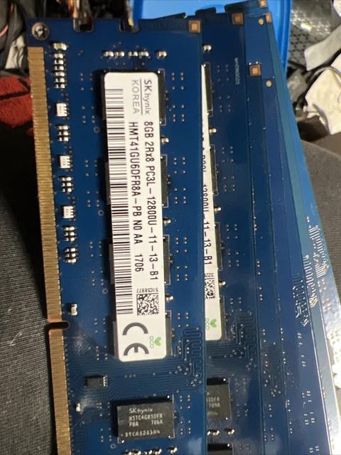 SK HYNIX HMT41GU6BFR8A-PB (7x8GB) 2Rx8 PC3L-12800U Desktop Memory RAM $69.92 - PicClick CA