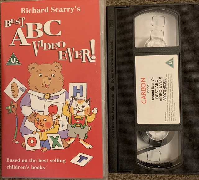 RICHARD SCARRY’S BEST ABC Video Ever-ANIMATED-VHS VIDEO. EUR 9,53 ...