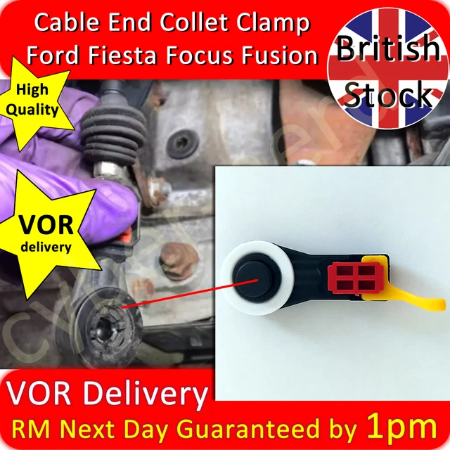 FORD FIESTA FOCUS Fusion C-Max Gear Cable Collet End Clamp 1332491 ...