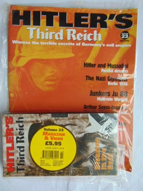 HITLER'S THIRD REICH Magazine With Vhs Volume 23 £1.00 - PicClick UK