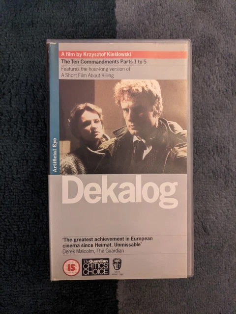 DEKALOG - THE Ten Commandments - Parts 1 to 5 (Double VHS, 1992 ...