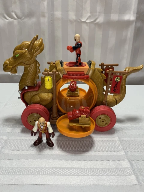 FISHER PRICE IMAGINEXT Dragon Carrier Carriage 2011 Samurai Dragon ...