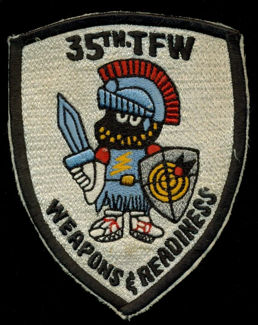 USAF 35TH TACTICAL Fighter Wing Weapons & Readiness Patch S-10 EUR 16 ...