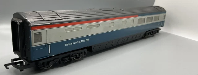 HORNBY R427 BR Intercity Blue Grey Mk3 Restaurant Buffet Car Coach ...