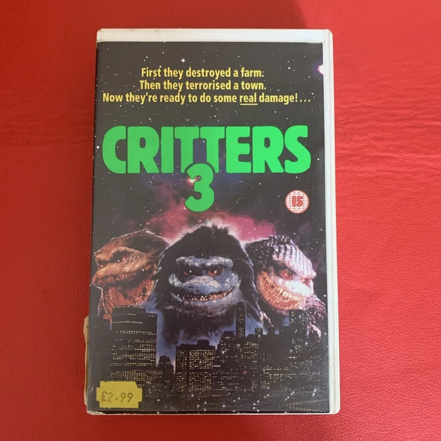 CRITTERS 3 BIG Box Ex Rental VHS Video Cassette Horror - Blockbuster £ ...