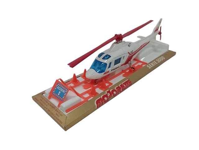 VINTAGE BOXED MAJORETTE Serie 3000 G.O. Air Ambulance Helicopter 3043 £ ...