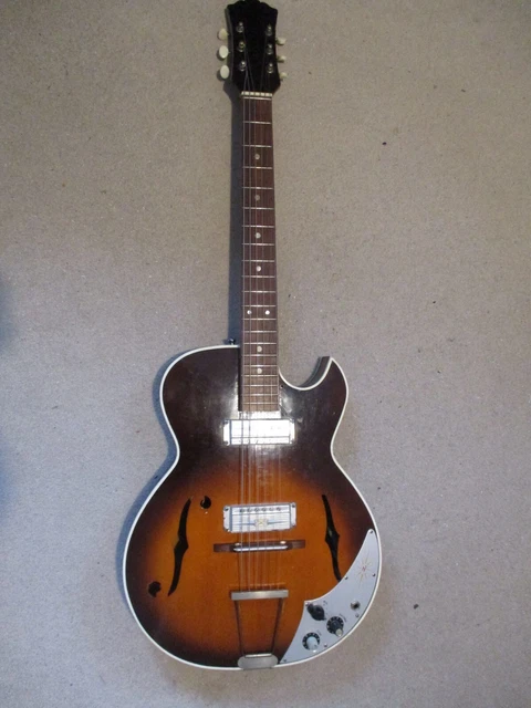 FRAMUS GUITAR:ZENITH:RARE:VINTAGE 1960S:ARCHTOP:ELECTRO-ACOUSTIC:GOOD ...