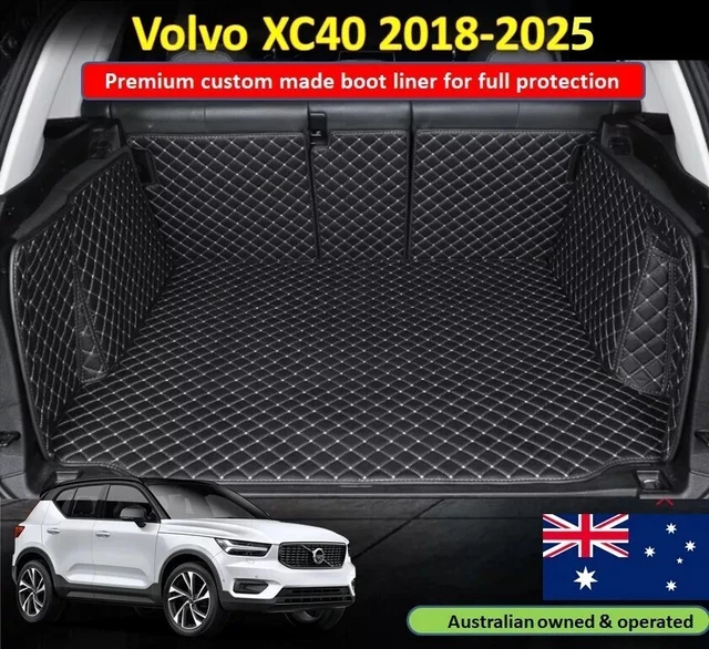 FITS VOLVO XC40 2018-2025 Custom Made Trunk Boot Mats Liner Cargo Mat ...
