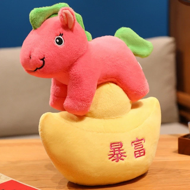 HORSE SOFT PLUSH Dolls With Sycee Decor Embroidery Design For Home ...