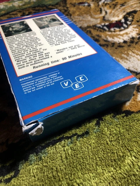 MONDO CANE VHS - Rare Shockumentary Blue Box VEC Release Bizarre ...