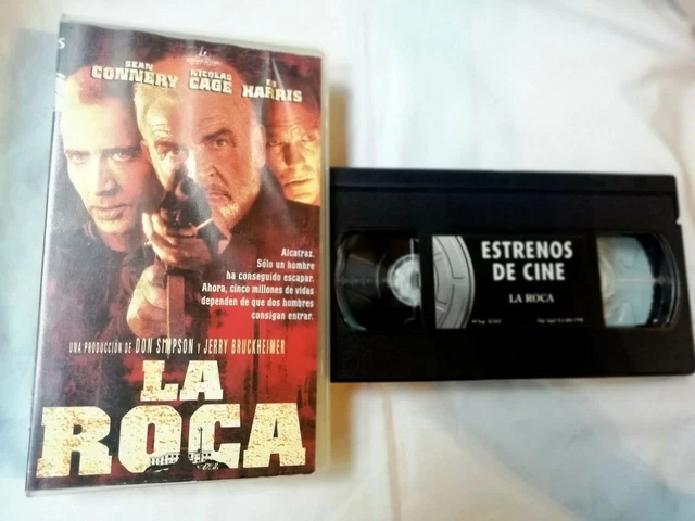 THE ROCK VHS Sean Connery/Nicolas Cage/Don Simpson/Jerry Bruckheimer ...