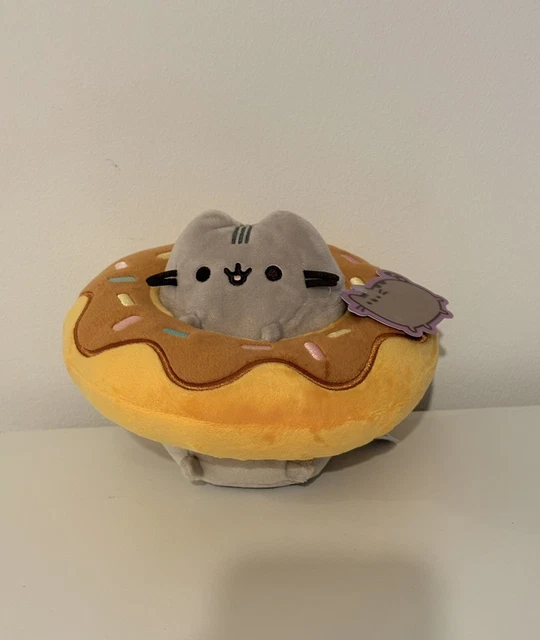 NEW PUSHEEN CAT chocolate donut 9 inch plush toy £10.80 - PicClick UK