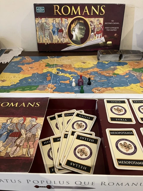 ROMANS - EDUCATIONAL Board Game 2005 - The Green Board Game Out Of ...