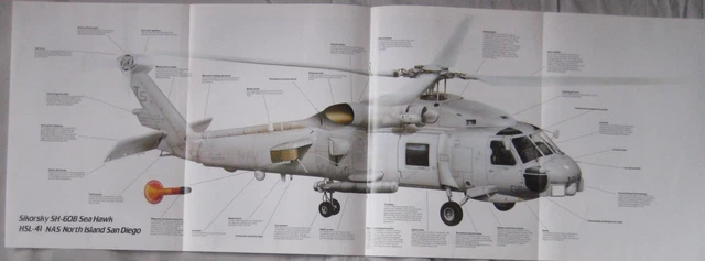 WARPLANE MAGAZINE ISSUE 105 Sikorsky SH-60 Seahawk Cutaway drawing ...