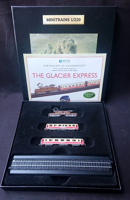 ATLAS EDITIONS MINITRAINS 1/220 DeAgostini - The Glacier Express £12.95 ...