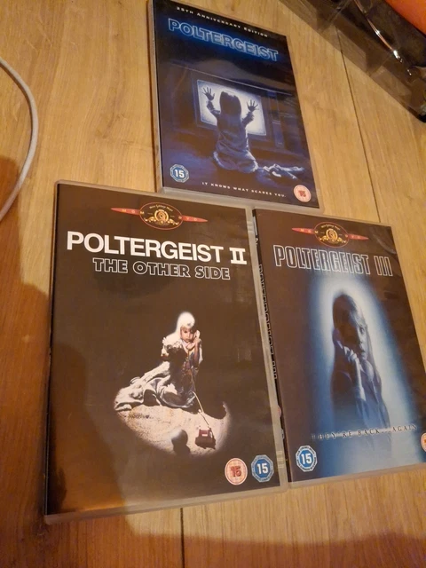 POLTERGEIST TRILOGY 1,2,3 - I, II & III (DVD) £12.99 - PicClick UK