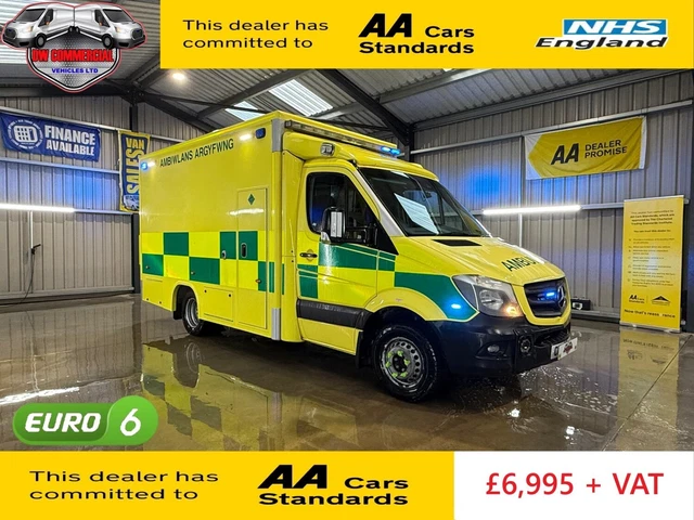 2016 MERCEDES-BENZ SPRINTER 519 CDI MWB Automatic Ex-NHS Ambulance ...