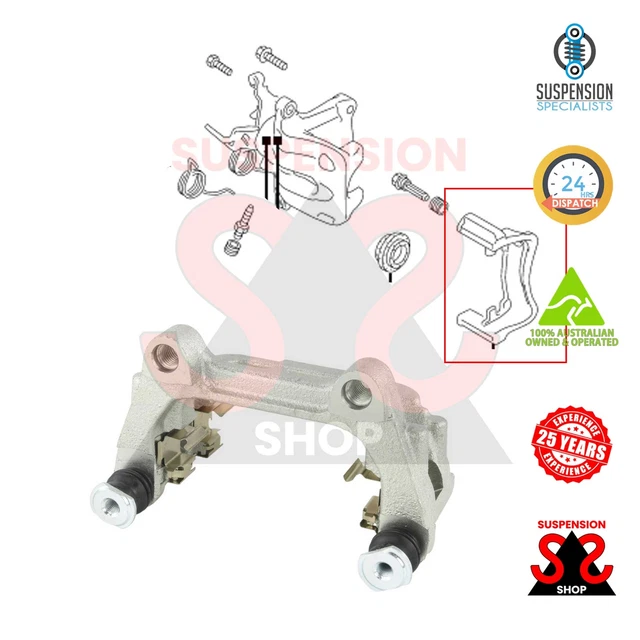 LEFT BRAKE CALIPER Bracket Set Suit VW Caddy 2.0 TDI 16V 4motion CADDY III Box $90.25 - PicClick AU