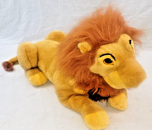 GIANT VTG 90S DISNEY LION KING ADULT SIMBA PLUSH HAND PUPPET LG 24 ...