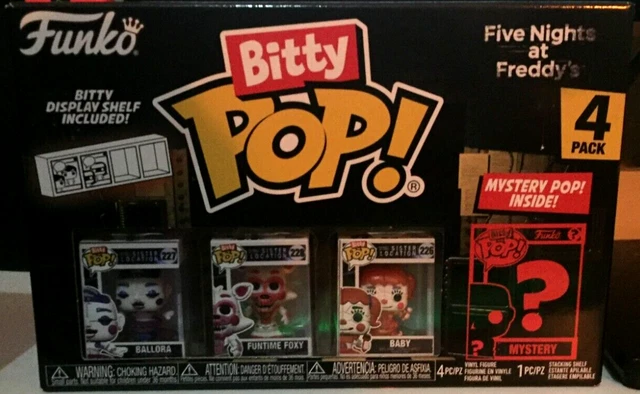 FUNKO BITTY POP! Five Nights At Freddy's Ballora Funtime Foxy Baby FNAF ...