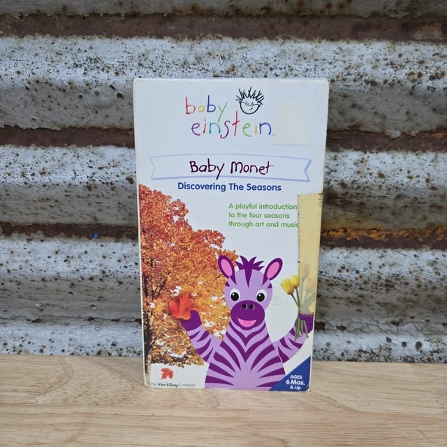 BABY EINSTEIN BABY Monet Discovery The Seasons VHS Tape 2005 Disney ...