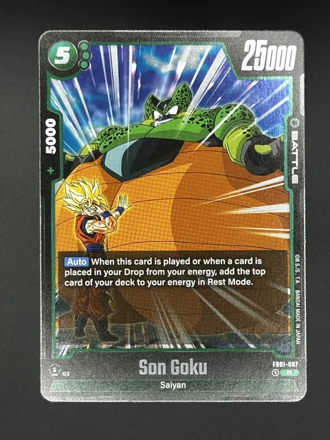 DRAGON BALL FUSION World Awakened Pulse ENG feuille rare R FB01-087 ~ Son Goku : NEUF EUR 7,75 ...
