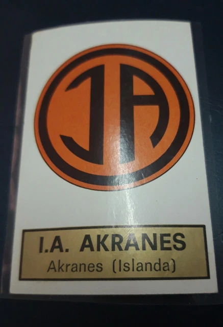 FIGURINA CALCIATORI PANINI 1971/72 scudetto AKRANES 109 RECUPERATA EUR ...