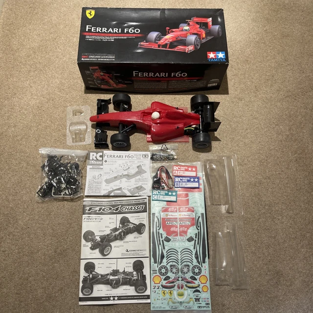 TAMIYA F104 FERRARI F60 1/10 Rc NEW BUILD58447 Very Rare £208.72 ...