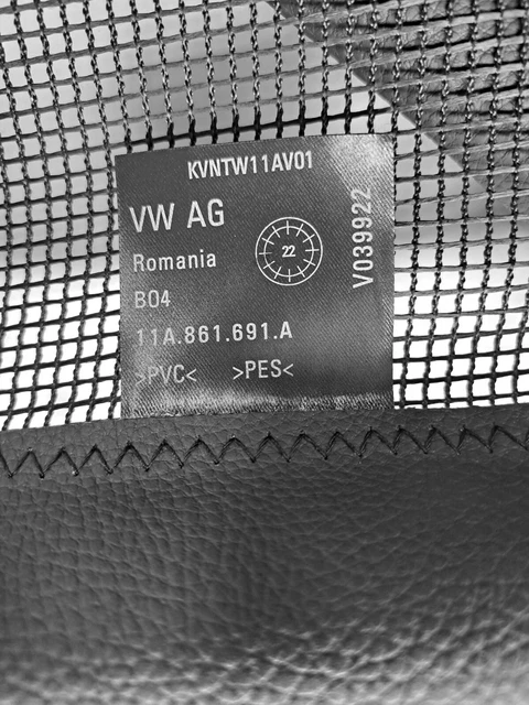 GENUINE VW ID.4 Id.5 Dog Guard Load Cover Partition Separation Cargo ...