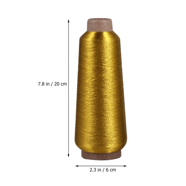 4 ROLLS METALLIC Embroidery Thread Sewing Supplies Craftsmanship $28.19 ...