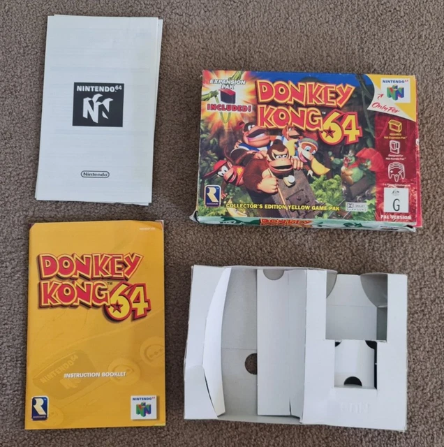 DONKEY KONG 64 COLLECTORS EDITION - Box - Nintendo N64 - Free Postage ...