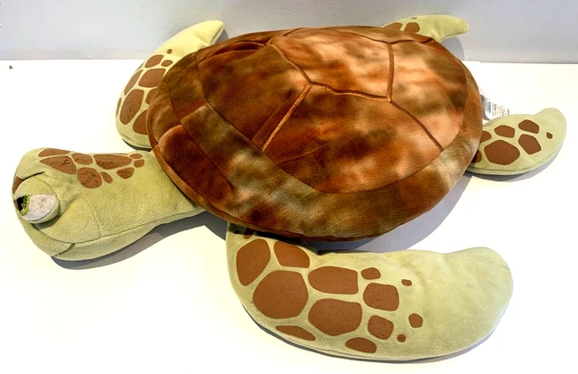 DISNEY STORE FINDING Nemo Crush Turtle Plush Soft Toy Stamped 17''/43cm ...